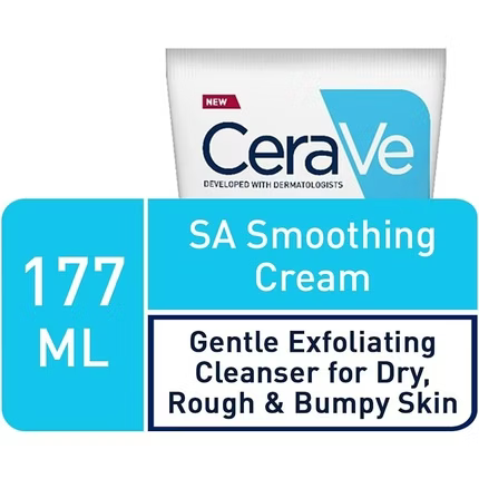 CeraVe SA Smoothing Cream for Rough and Bumpy Skin with Salicylic Acid ...