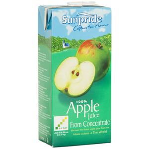 SUNPRIDE APPLE JUICE CARTONS (1L) x 12 – FMCG GROUPS INC